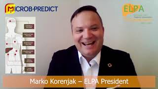 Marko Korenjak is being interviewed about MICROB-PREDICT by Maja Thiele ...